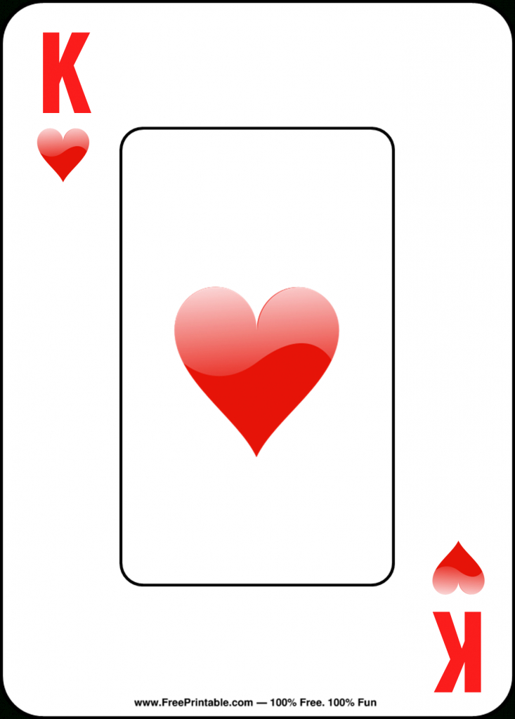 Printable Deck Of Cards Printable Card Free