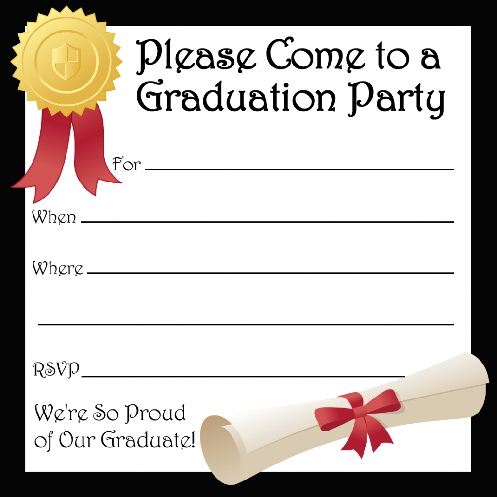 Kindergarten Graduation Invitations Free Printable Printable Word 