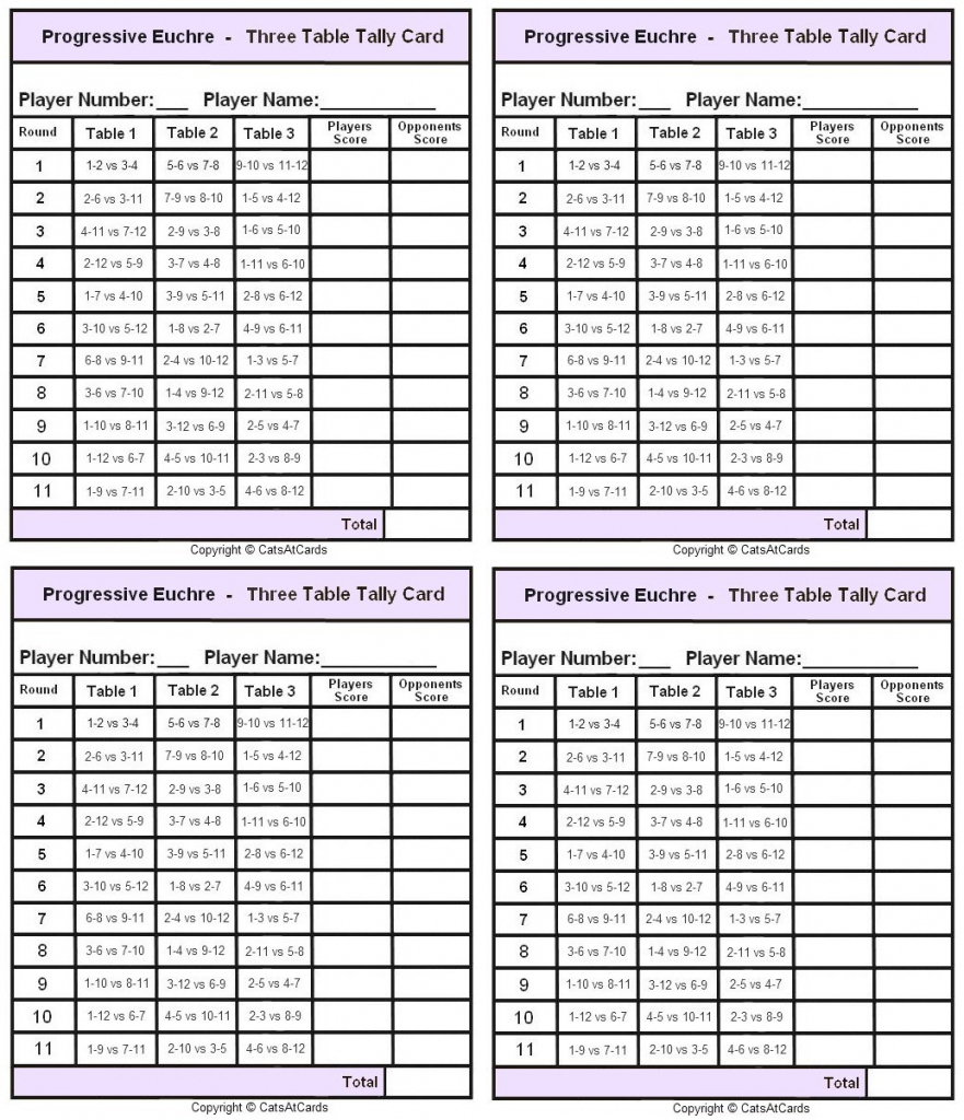 Free Printable Euchre Tally Sheets - Printable Templates Free Printable Euchre Tally Sheets - Printable Templates